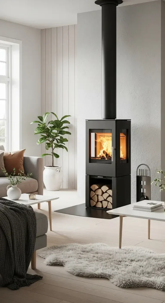 16 Wood Burning Stove Living Room Ideas