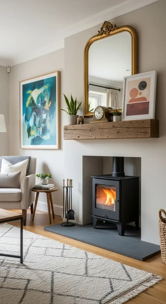16 Wood Burning Stove Living Room Ideas