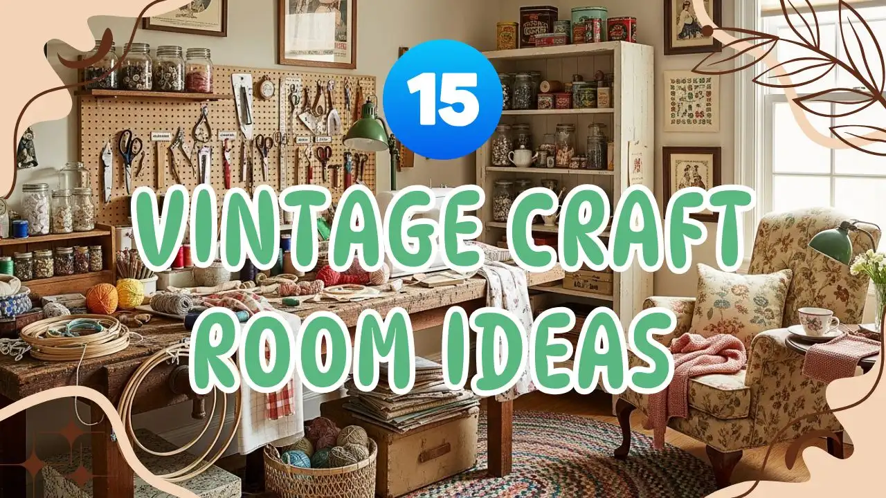 15 Vintage Craft Room Ideas for a Creative and Cozy Space