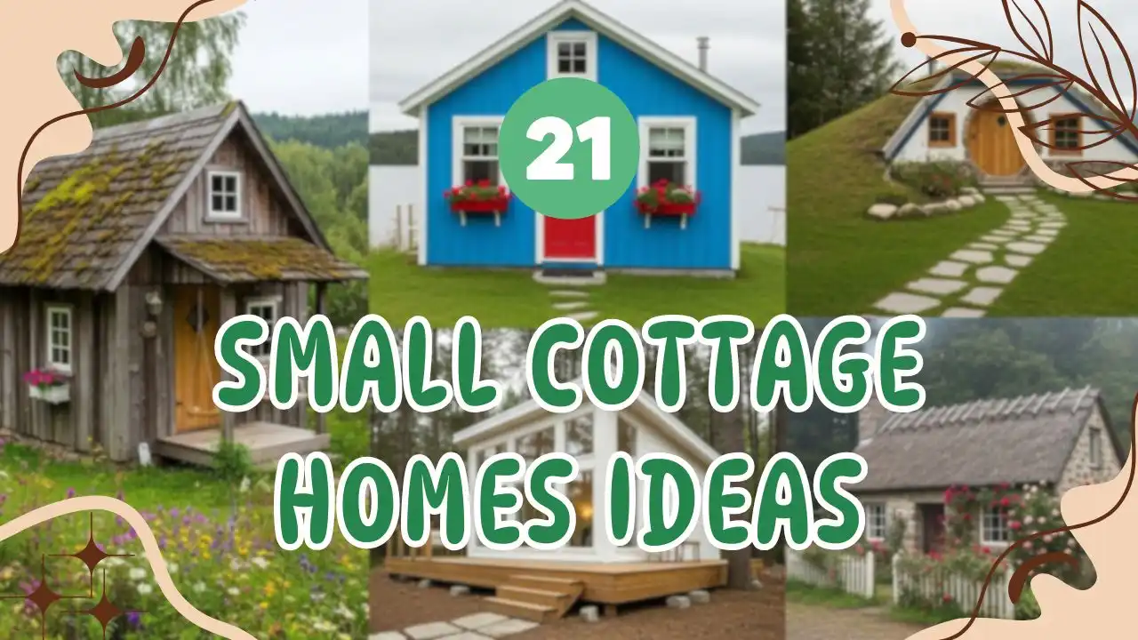 21 Charming Small Cottage Homes Ideas
